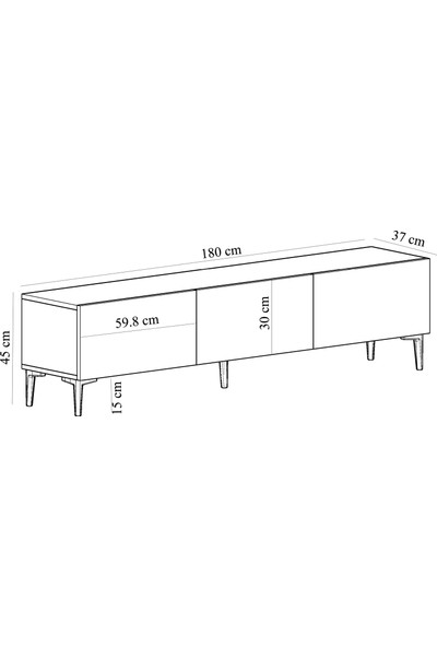 Artemis Tv Ünitesi Beyaz-Royalmermer Artemis Tv Ünitesi Beyaz-Royalmermer