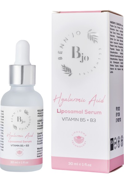 Benn'jo Cosmetics Hyaluronic Acid Serum Benn'jo Cosmetics Hyaluronic Acid Serum
