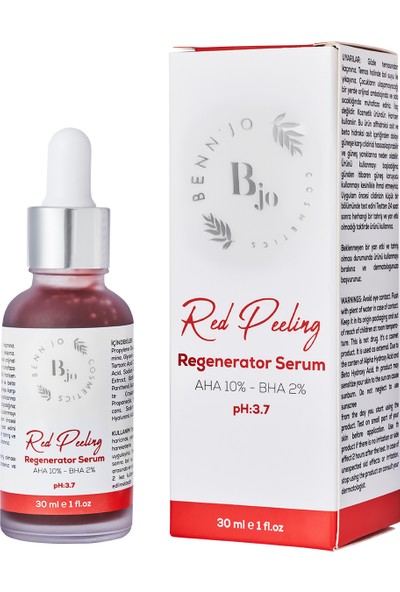 Benn'jo Cosmetics Red Peeling Serum