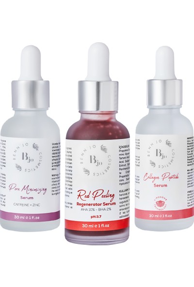 Benn'jo Cosmetics Peeling Refreshing Set Benn'jo Cosmetics Peeling Refreshing Set