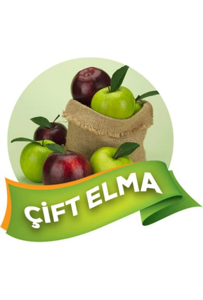 Nargilecim Al-Fakher Çift Elma 1kg.