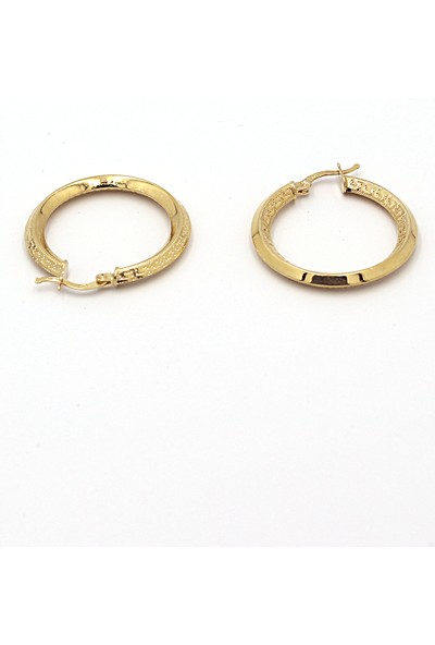 Saçak Kuyumculuk Tasarım Halka Altın Küpe Saçak Kuyumculuk Tasarım Halka Altın Küpe