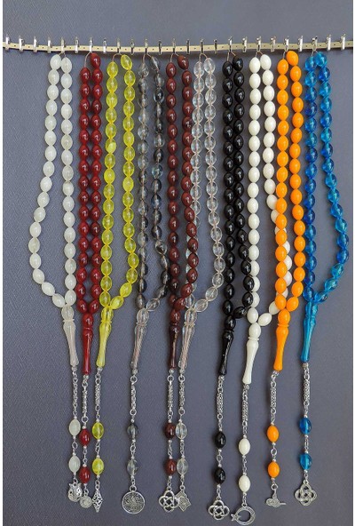 Tesbih Kenti 10 Adet 10 Farklı Renk Hediyelik ve Günlük Kullanım Için Tesbih