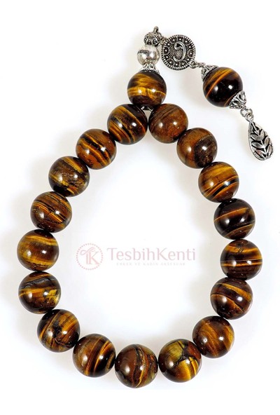 Tesbih Kenti 14*14 mm 17'lik Iri Taneli Kaplan Gözü Tesbih Tesbih Kenti 14*14 mm 17'lik Iri Taneli Kaplan Gözü Tesbih