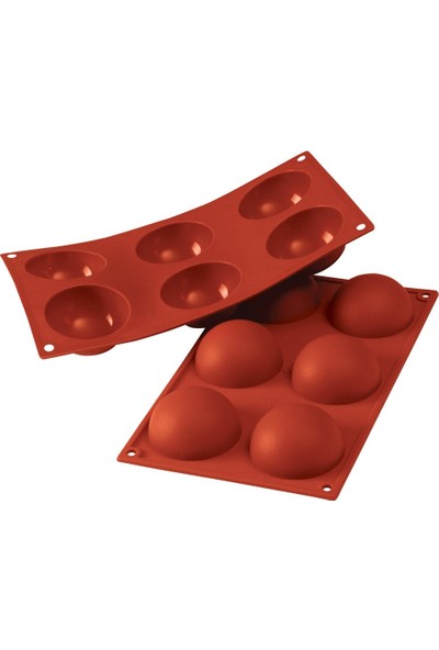 Siliko World Küre 6'lı Silikon Kek Pasta Buz Kalıbı Siliko World Küre 6'lı Silikon Kek Pasta Buz Kalıbı