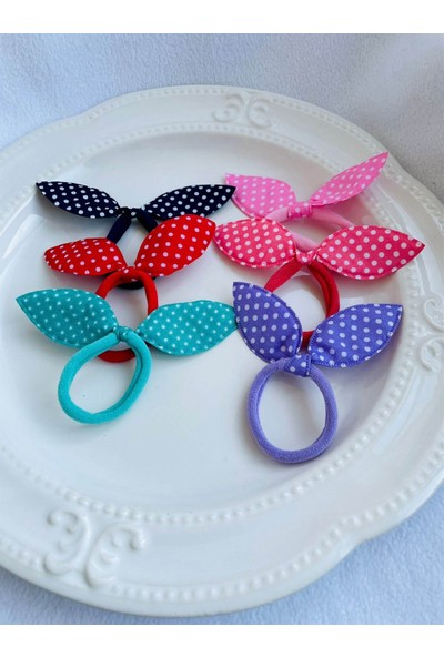 NO34STORE Kulaklı Lastik Toka Kadın Çok Renkli