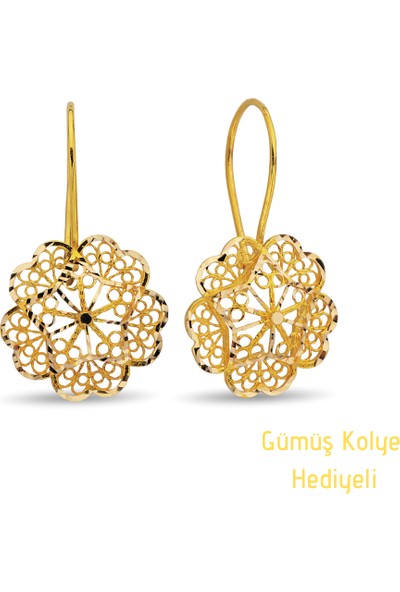 ÇGK KUYUMCULUK Gül Küpe