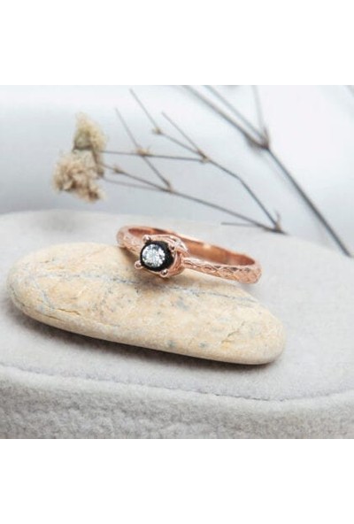 Ezber Gümüş Gümüş Elmas Montür Tektaş Yüzük