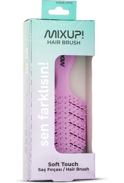 Mixup Mini Palmiye Soft Touch Saç Fırçası Lila