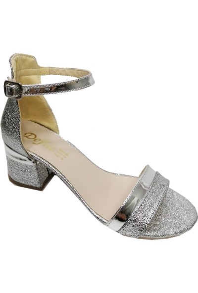 Defne 816 Parlak Deri Trend Fashion Kadın Sandalet