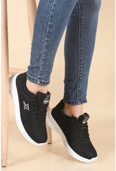X-Step Xstep 065-22 Faylon Erkek Sneakers Ayakkabı Siyah Beyaz X-Step Xstep 065-22 Faylon Erkek Sneakers Ayakkabı Siyah Beyaz
