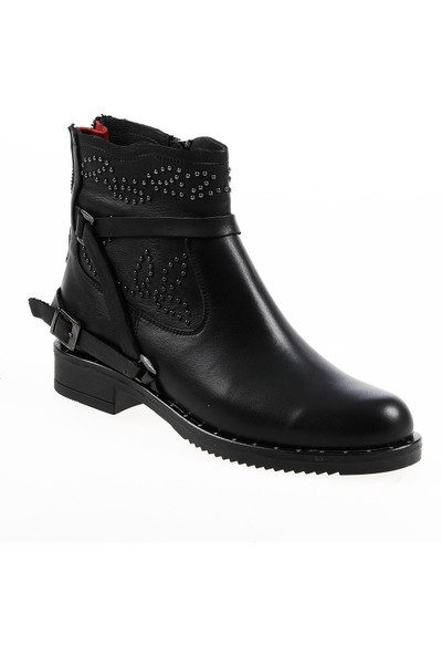 Dr.Flexer Dr Flexer 199903 Hakiki Deri Fermuarlı Kadın Bot