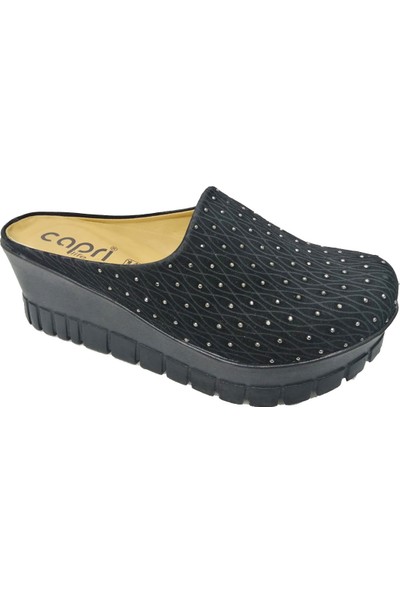 Capri 9019 Nubuk Fashion Kadın Terlik
