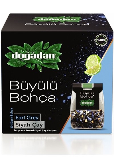 Doğadan Bitki Çayı Büyülü Bohça Earl Grey Siyah Çay 10' Lu Doğadan Bitki Çayı Büyülü Bohça Earl Grey Siyah Çay 10' Lu