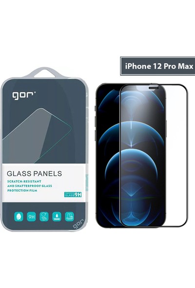 Gor Apple iPhone 12 Pro Max 9d Hardening Tempered Full Cam Ekran Koruyucu Gor Apple iPhone 12 Pro Max 9d Hardening Tempered Full Cam Ekran Koruyucu