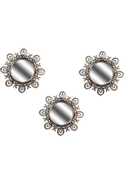 Tutku Consept 1221 3lü Ayna Set Gold Tutku Consept 1221 3lü Ayna Set Gold