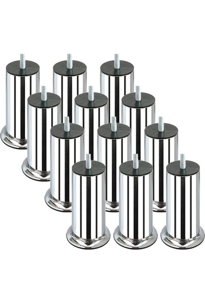 Tedarik Merkezi Baza Koltuk Kanepe Ayağı Civatalı 10 Cm (12 Adet) Tedarik Merkezi Baza Koltuk Kanepe Ayağı Civatalı 10 Cm (12 Adet)