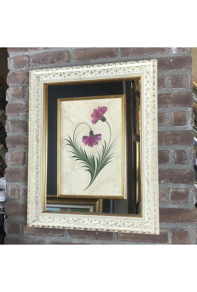 Yalova Sanat Evi Aynalı Orijinal Ebru Tasarımı