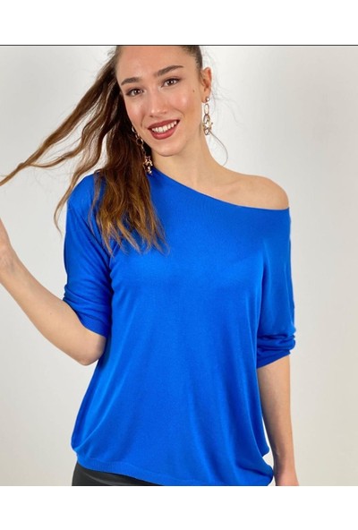 Kayık Yaka Merserize Triko