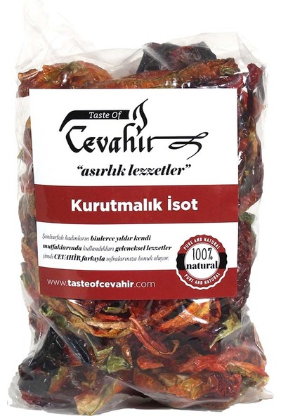 Taste Of Cevahir Doğal Kavurmalık Kurutulmuş Urfa Isotu Biberi 500 gr Taste Of Cevahir Doğal Kavurmalık Kurutulmuş Urfa Isotu Biberi 500 gr