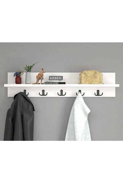 Arbentedarik Portmanto Duvar Askılığı Elbise Askılığı 80 cm
