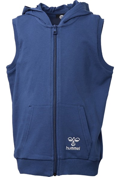 Hummel Hmllucky Sleeveless Lacivert Çocuk Fermuarlı Sweatshirt