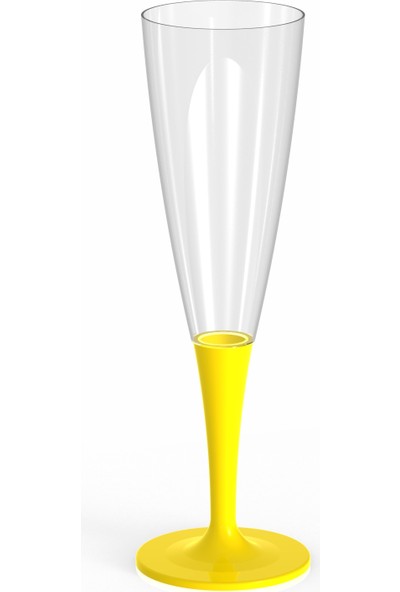 Bergama Plastik Plastik Şampanya Kadehi Sarı Tek Kullanımlık ve Tekrar Kullanılabilir Parti Kadehi (10 Adet) Bergama Plastik Plastik Şampanya Kadehi Sarı Tek Kullanımlık ve Tekrar Kullanılabilir Parti Kadehi (10 Adet)