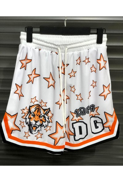 Eliesarelite Nakış Jordan Günlük Spor Erkek Şort