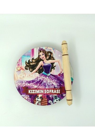 Otantik Depo Ahşap Baskılı Oyun Sofra Seti