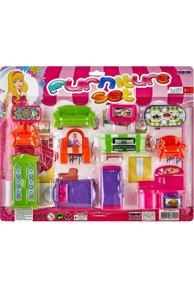 Nizam NZM-102 Nizam, Mini Furniture - Büyük Eşya Seti / +3 Yaş Nizam NZM-102 Nizam, Mini Furniture - Büyük Eşya Seti / +3 Yaş