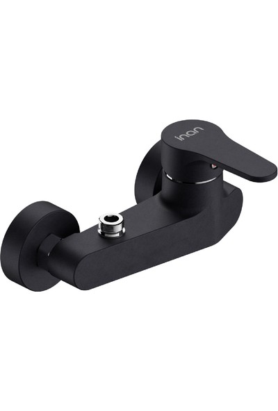 Inan Mıx Beril Duş Bataryası Siyah Beyaz-Tek Ebat