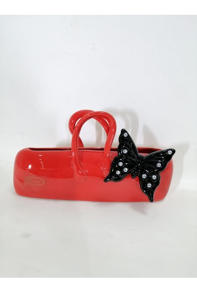 Roserra Çanta Şeklinde Seramik Biblo Roserra Çanta Şeklinde Seramik Biblo