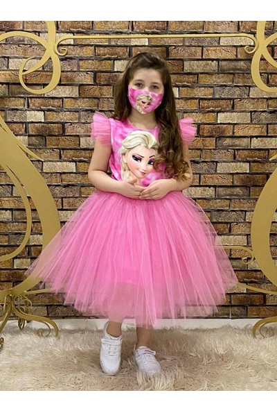 Pumpido Pembe Maskeli Elsa Pumpido Pembe Maskeli Elsa