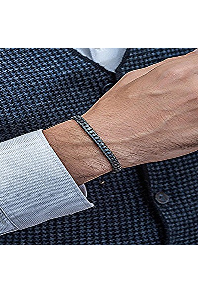 Escbutik Sıralı Hematit Taşı Görünümlü Erkek Bileklik Unisex Escbutik Sıralı Hematit Taşı Görünümlü Erkek Bileklik Unisex
