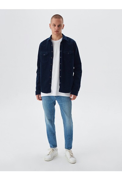 Ltb Roney Rock Blue Wash Erkek Jean Gömlek Ltb Roney Rock Blue Wash Erkek Jean Gömlek