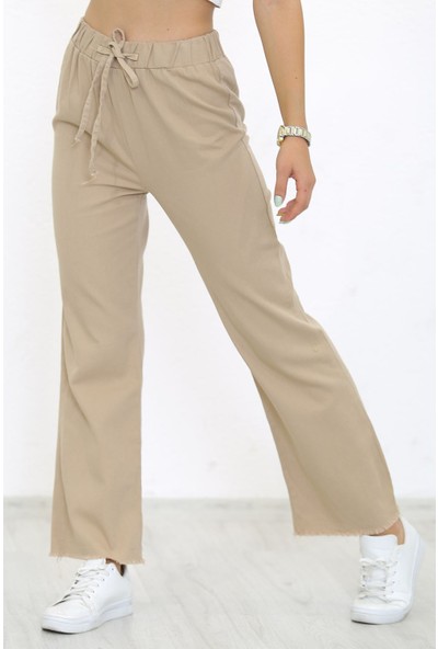 Liveco Bol Paça Pantolon Sütlükahve - 0012.5174.