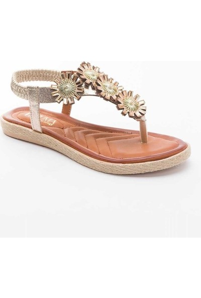 Spoty Shopping Rebecca Golt Cilt Parmak Arası Sandalet Spoty Shopping Rebecca Golt Cilt Parmak Arası Sandalet