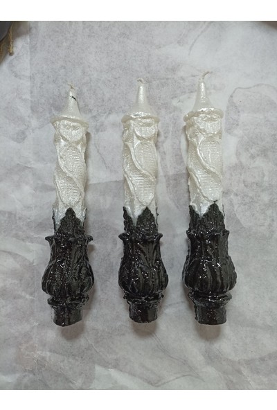 Decobe 3 Lü Şans Mumu 15 cm Decobe 3 Lü Şans Mumu 15 cm