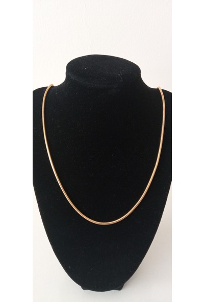 Mr.dans Store Unisex Italyan Balıksırtı Gold Kolye