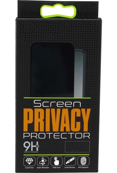 Elvita Apple iPhone Xr Privacy Hayalet Ekran Koruyucu Cam
