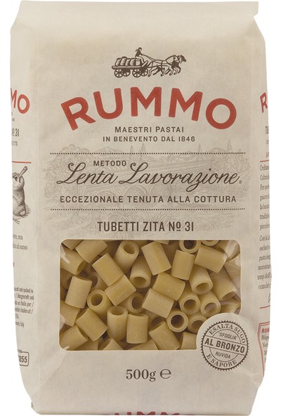 Rummo 500 gr Rummo Tubetti Zita Rummo 500 gr Rummo Tubetti Zita