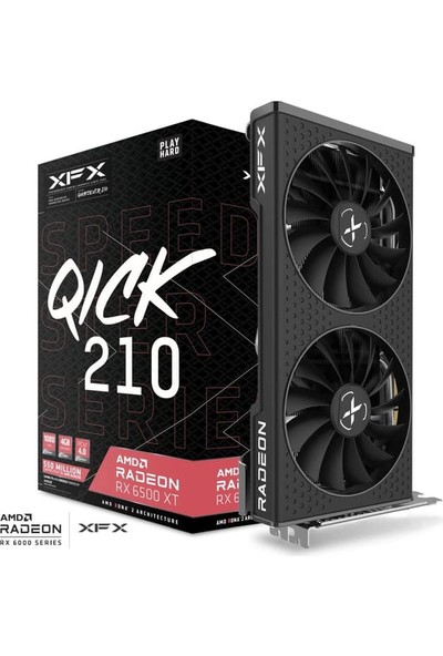 Xfx Speedster Qıck 210 RX6500XT 4GB GDDR6 Ekran Kartı RX-65XT4DBDQ
