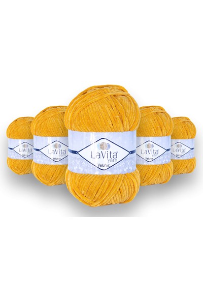 Lavita Yarn Velurex Baby Simli Kadife Amigurumi 5'li Paket El Örgü Ipi Taka Yarn (3012-KAYISI) Lavita Yarn Velurex Baby Simli Kadife Amigurumi 5'li Paket El Örgü Ipi Taka Yarn (3012-KAYISI)