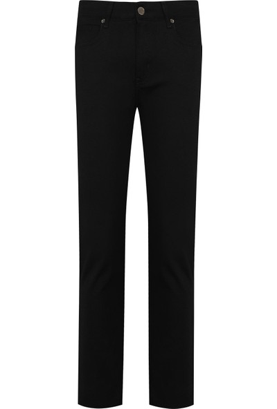 Hatemoğlu Siyah Armürlü Slim Fit Spor Pantolon