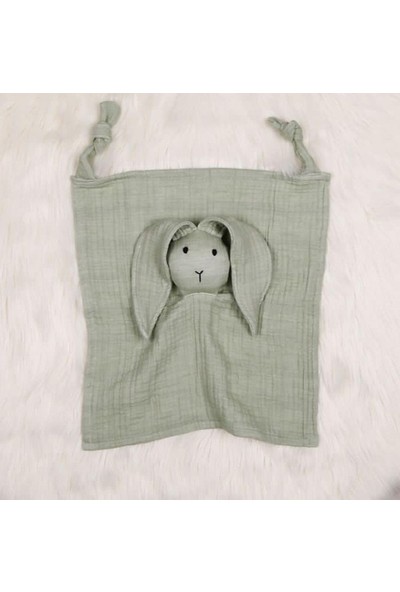 Bir Melek Birmelek - 4 Kat Muslin Bezi Uyku Arkadaşı (Yeşil) Bir Melek Birmelek - 4 Kat Muslin Bezi Uyku Arkadaşı (Yeşil)