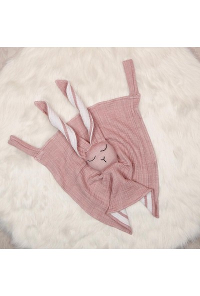 Bir Melek Birmelek - 4 Kat Muslin Bezi Uyku Arkadaşı (Pembe) Bir Melek Birmelek - 4 Kat Muslin Bezi Uyku Arkadaşı (Pembe)