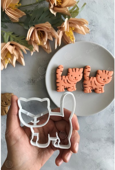 Cestopieno Kedi Kurabiye Kalıbı