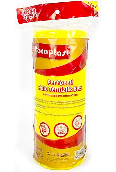Vioraplast Viora Temizlik Bezi Rulo 15 Yp Vioraplast Viora Temizlik Bezi Rulo 15 Yp