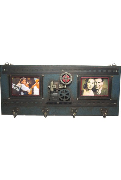 Hediye Paketim Dekoratif Metal Askı Çerçeveli Sinema Temalı Hediye Paketim Dekoratif Metal Askı Çerçeveli Sinema Temalı