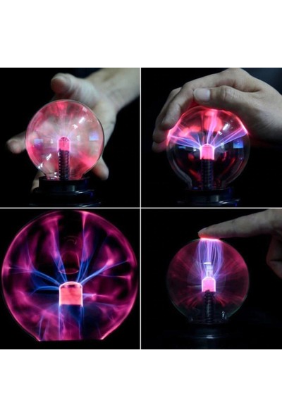 Runedo Plazma Lambası - Dekoratif - Dokunmaya Duyarlı - Usb'den Kullanım EBAT:14X10X7.5CM